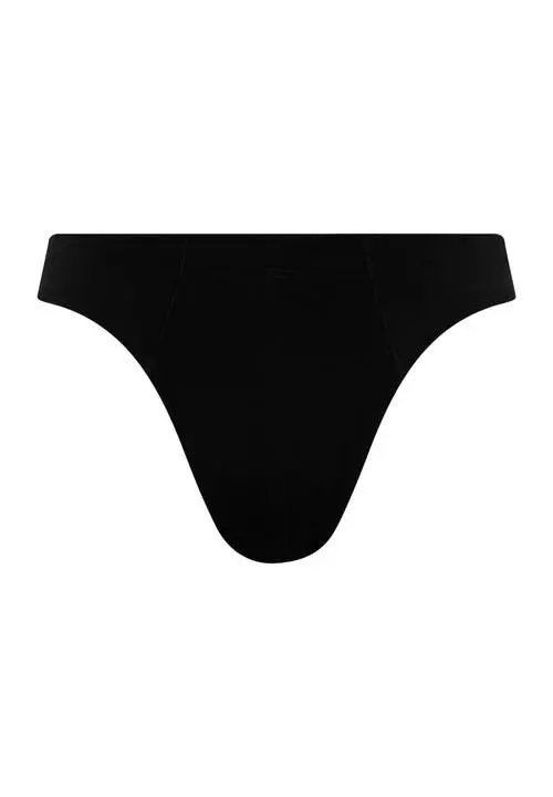 Hanro Cotton Sensation Cotton Brief - Black