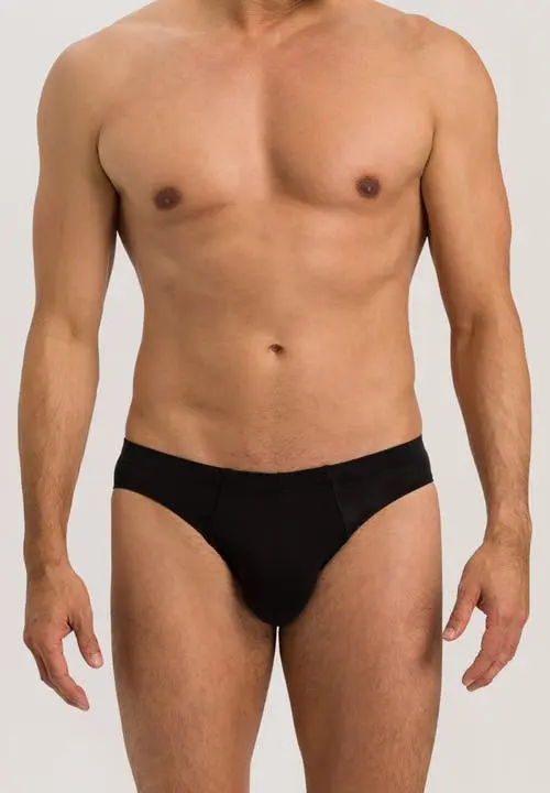 Hanro Cotton Sensation Cotton Brief - Black