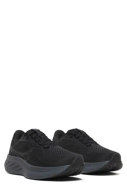 Saucony Ride 18 Sneakers - Black/ Shadow