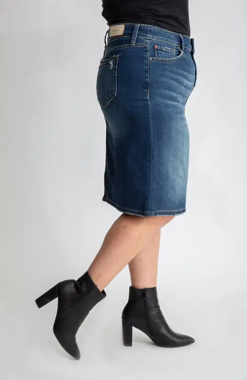 SLINK JEANS Denim Pencil Skirt