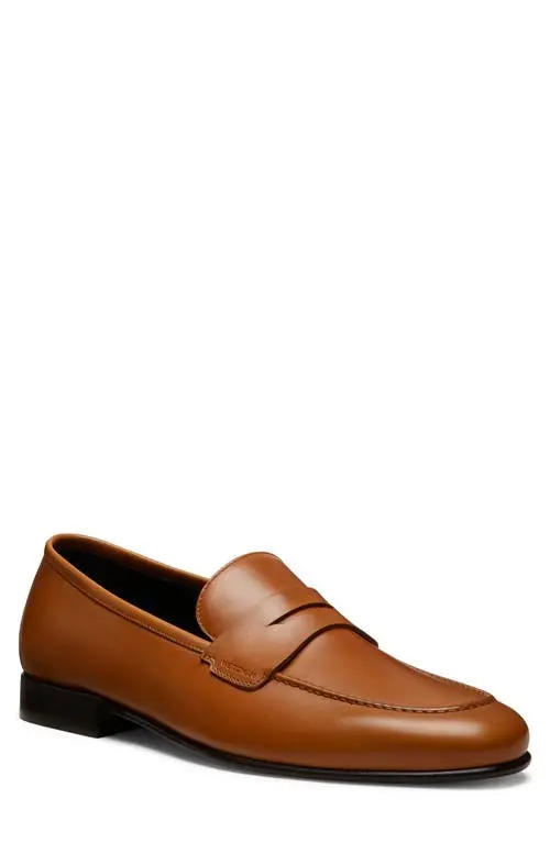 STUART WEITZMAN Banks Penny Loafer - Cognac