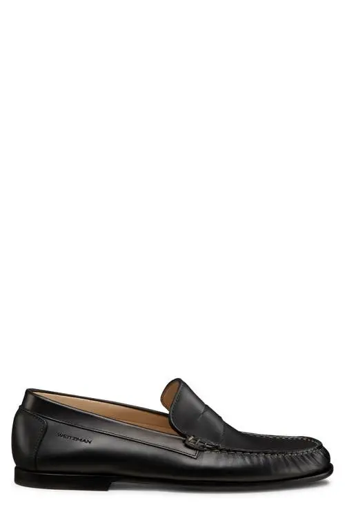 STUART WEITZMAN Brady Penny Loafer - Black