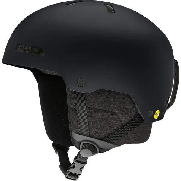 SMITH Round Contour Fit Snow Helmet With Mips - Matte Black