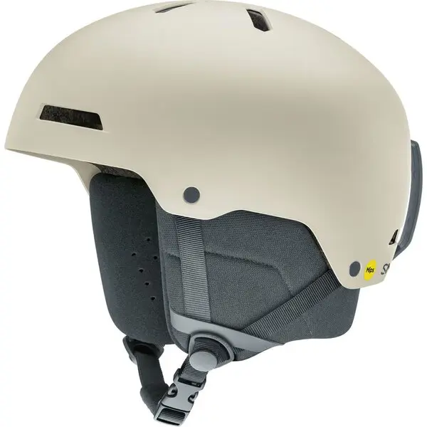 SMITH Round Contour Fit Snow Helmet With Mips - Matte Chalk