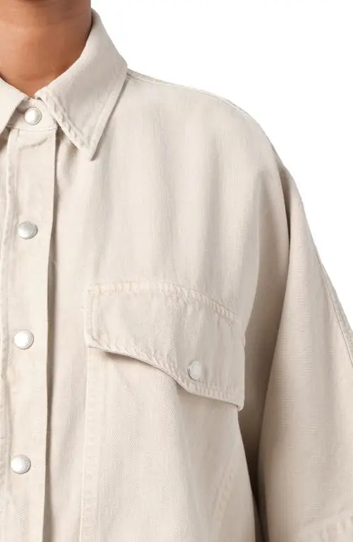 AGOLDE Taron Denim Shirt - Scone