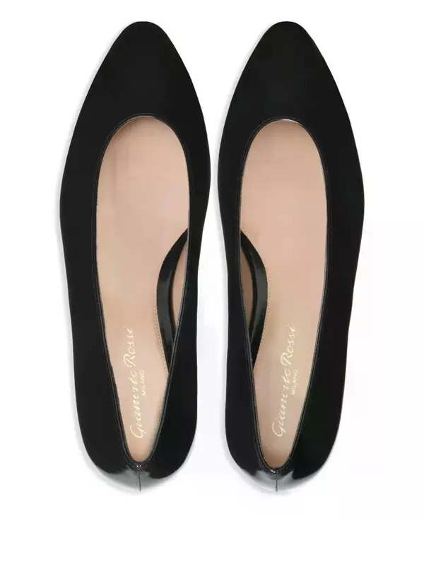 GIANVITO ROSSI Amelia Ballerinas - Black