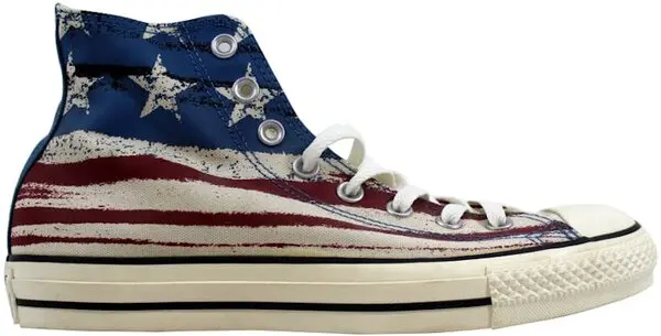CONVERSE Chuck Taylor Hi Us Flag Sneakers