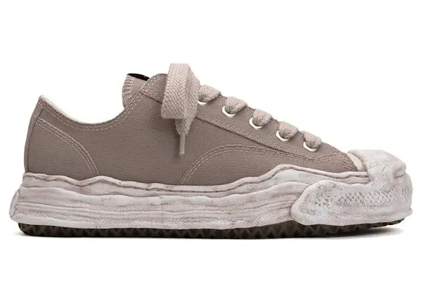 Mihara Yasuhiro Hank Og Sole Low Top Sneakers - Grey