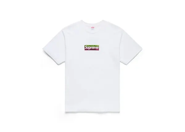 Supreme Los Angeles Fire Relief Box Logo Tee Shirt - White