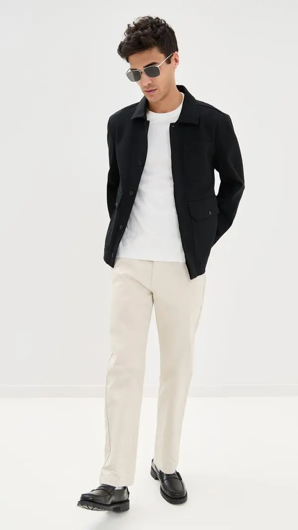 Theory Light Bilen Knit Soris Tee - White