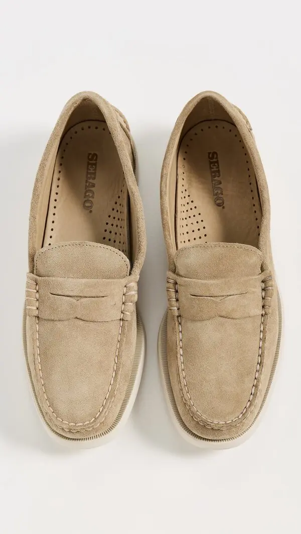 SEBAGO Dan Boat Shoes - Beige Camel