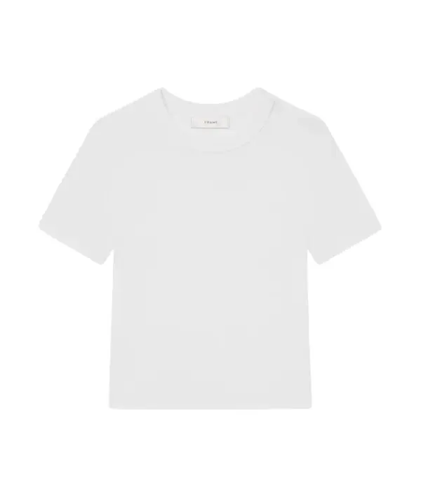 FRAME The Baby Tee - White