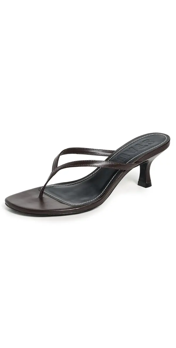 Staud Freja Kitten Heel Thong Sandals