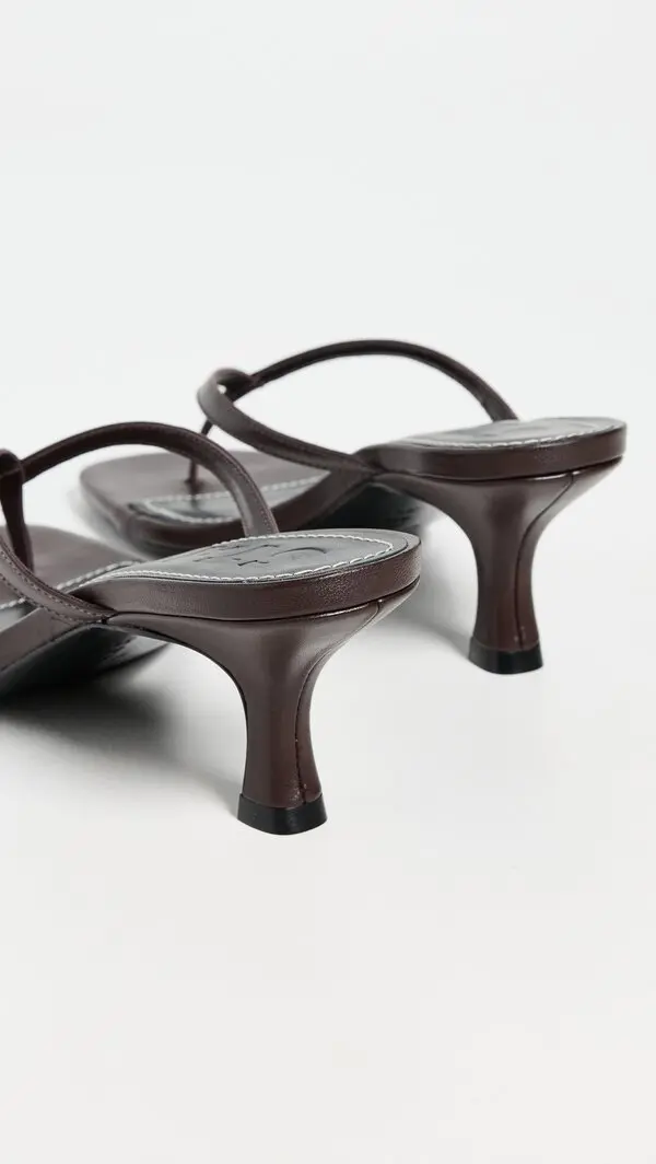 Staud Freja Kitten Heel Thong Sandals