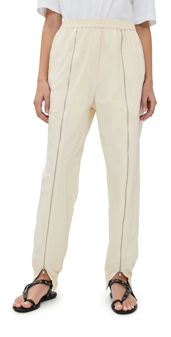 Tibi Nylon Zipper Joggers