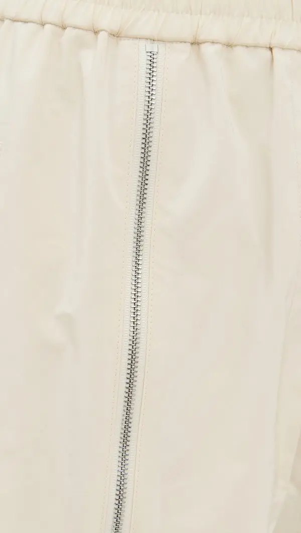 Tibi Nylon Zipper Joggers