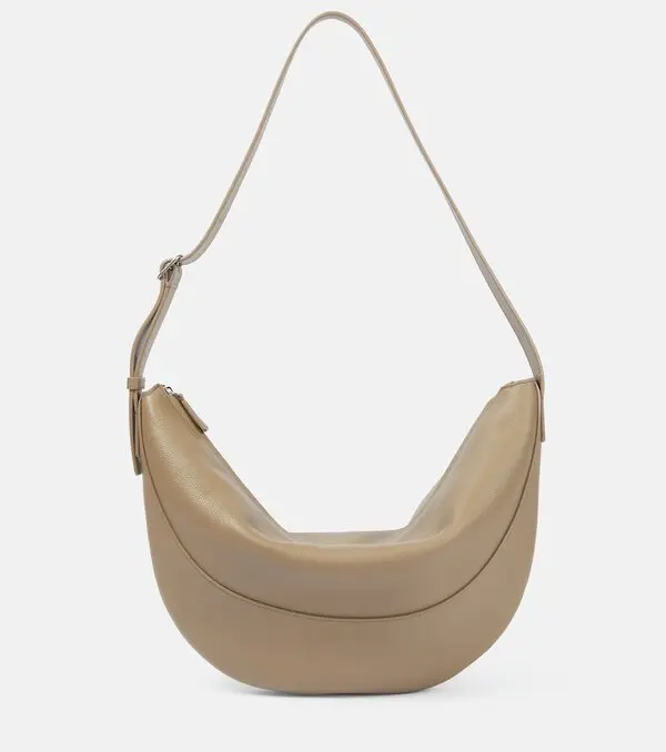 THE ROW Jouve Small Leather Shoulder Bag - Green