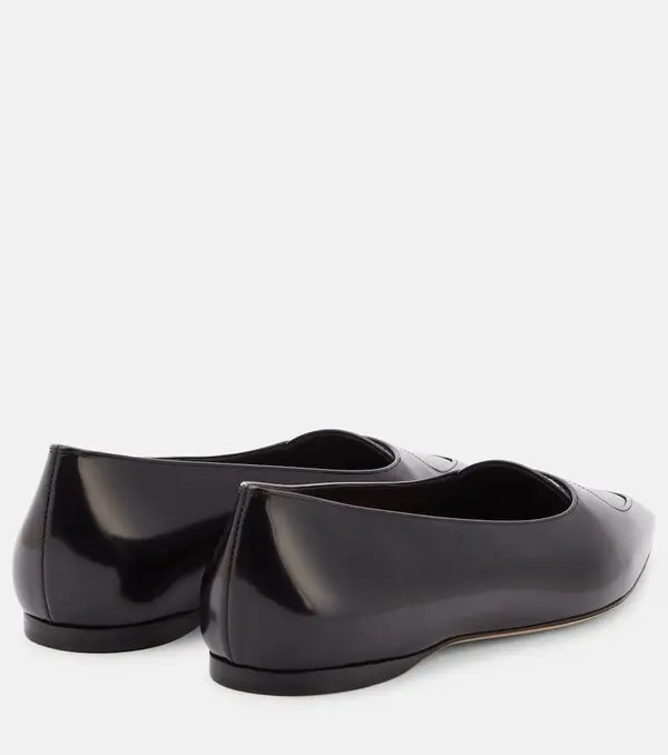 THE ROW Viv Leather Ballet Flats