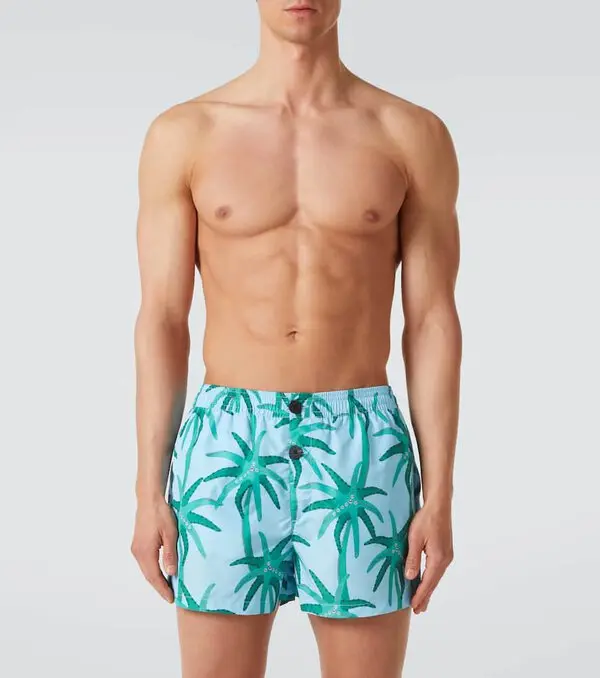 Jacquemus Puntini Printed Swim Trunks