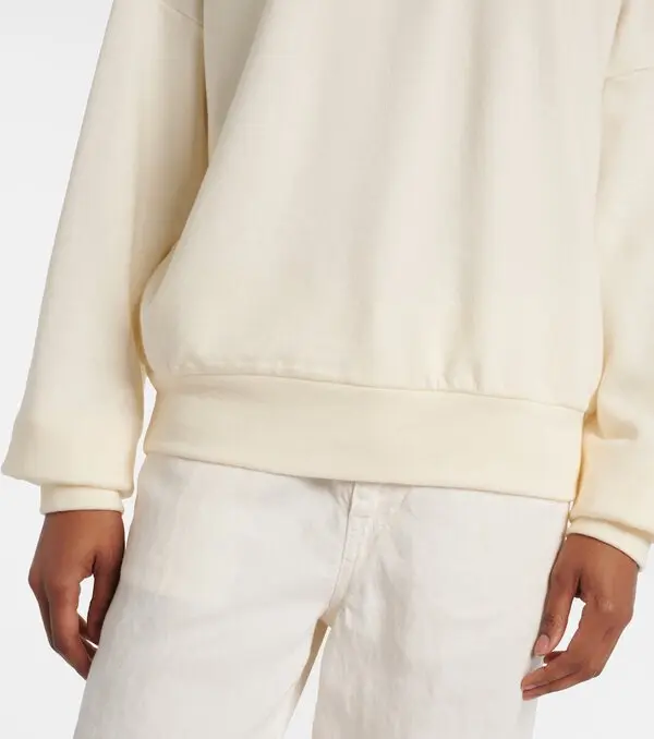 THE ROW Corzas Cotton And Cashmere Polo Sweater - White