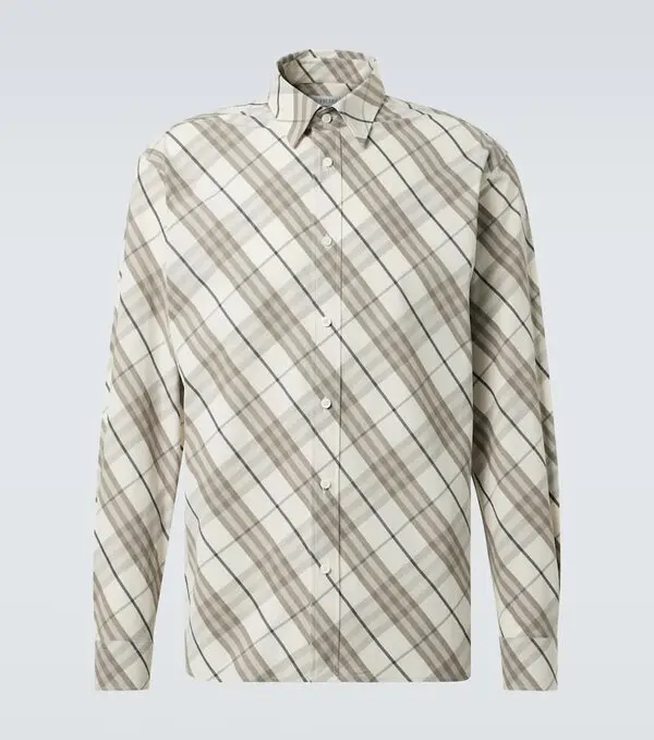 Burberry Check Cotton Overshirt - Multicoloured