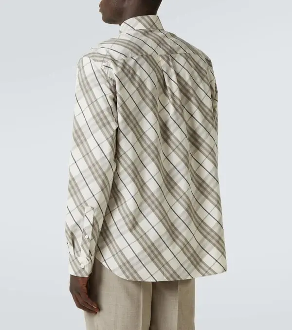 Burberry Check Cotton Overshirt