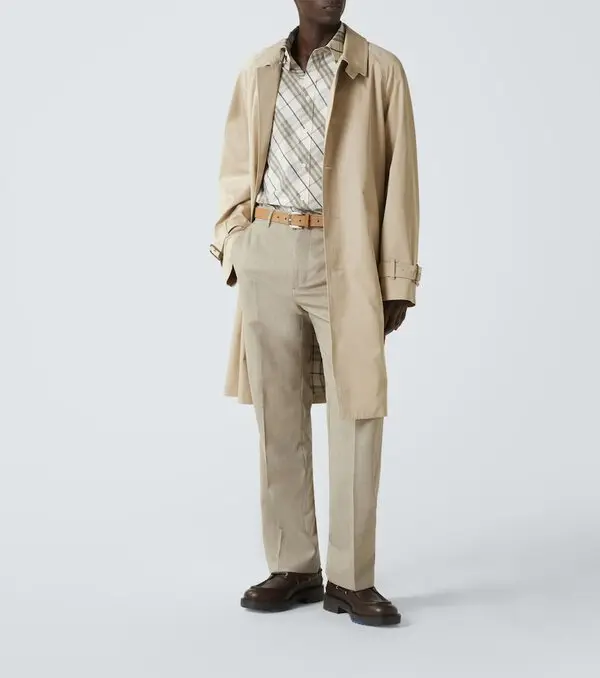 Burberry Check Cotton Overshirt