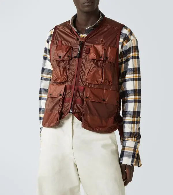 C.P. COMPANY Cs Ii Logo Technical Vest - Brown