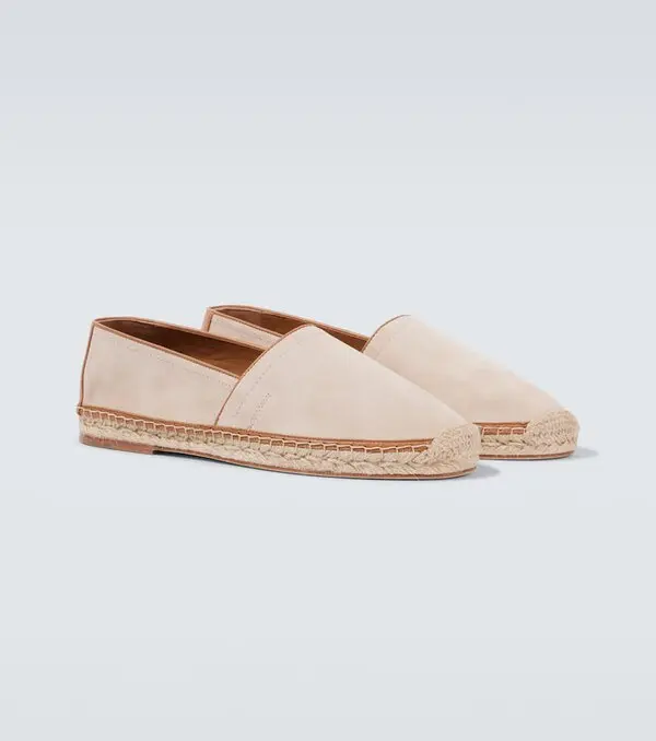Brunello Cucinelli Leather Espadrilles - Beige