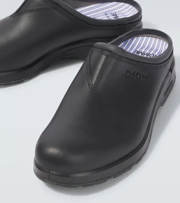 Comme Des Garçons Leather Mules