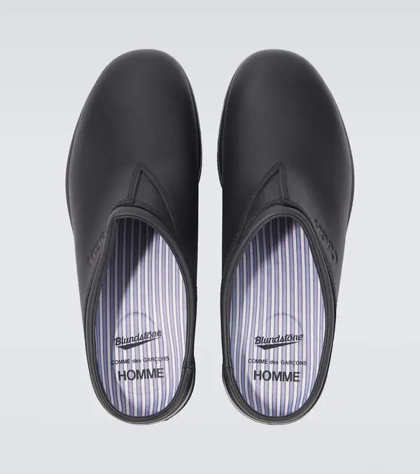 Comme Des Garçons Leather Mules