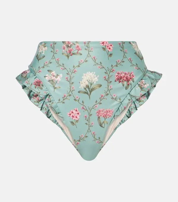 Agua Bendita Jengibre Floral Bikini Bottom - Multicoloured