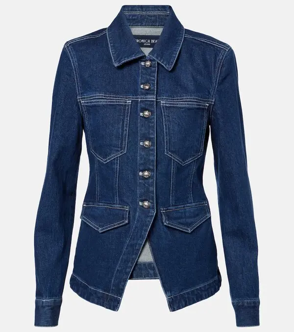 Veronica Beard Alfie Denim Jacket - Blue