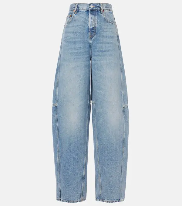 Gucci Low-rise Barrel-leg Jeans