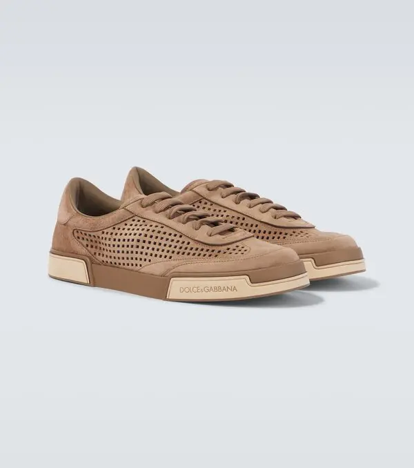 Dolce & Gabbana Portofino Yacht Perforated Sneakers - Brown