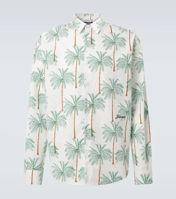 Jacquemus Simon Printed Cotton Shirt