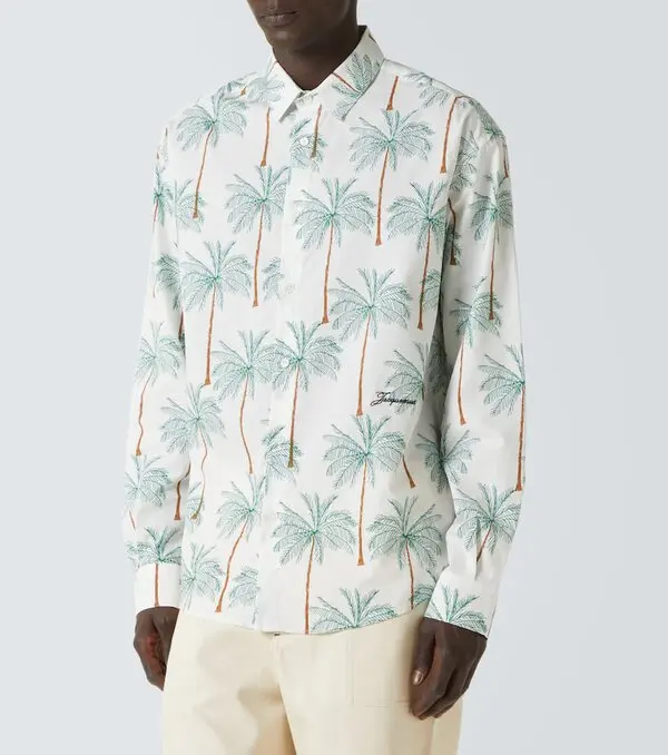 Jacquemus Simon Printed Cotton Shirt
