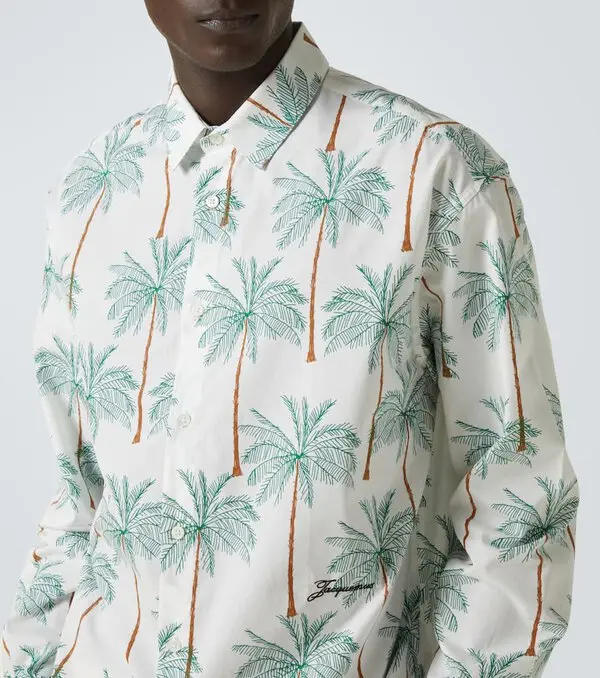 Jacquemus Simon Printed Cotton Shirt