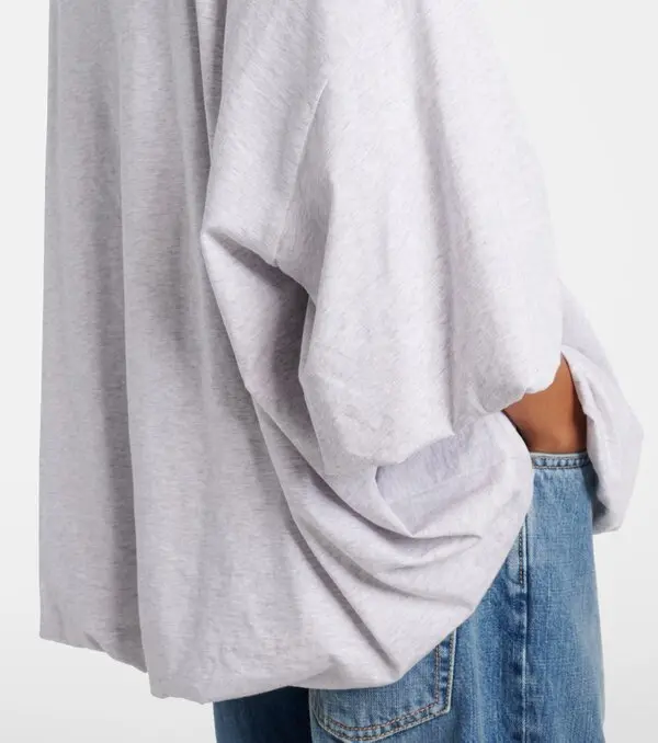 Acne Studios Cotton Jersey Top - Grey