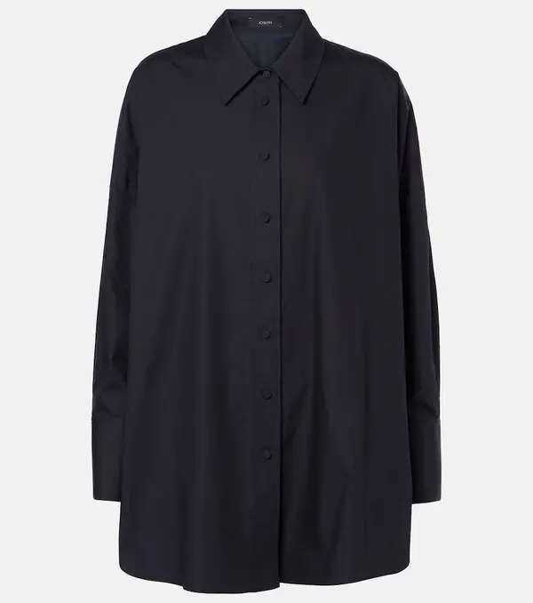 JOSEPH Comete Cotton Poplin Shirt - Blue