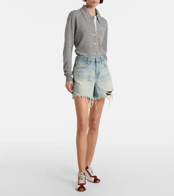 7 For All Mankind Monroe Denim Shorts
