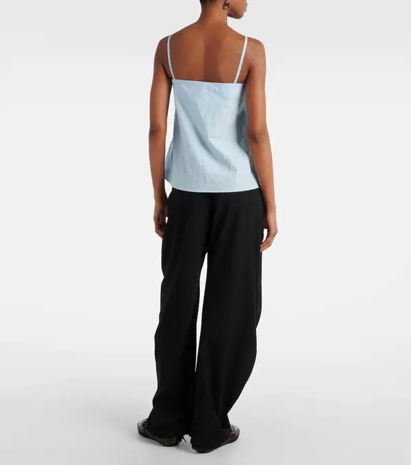 Acne Studios Bow-detail Cotton Top