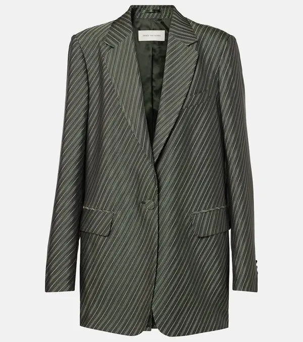 Dries Van Noten Striped Blazer
