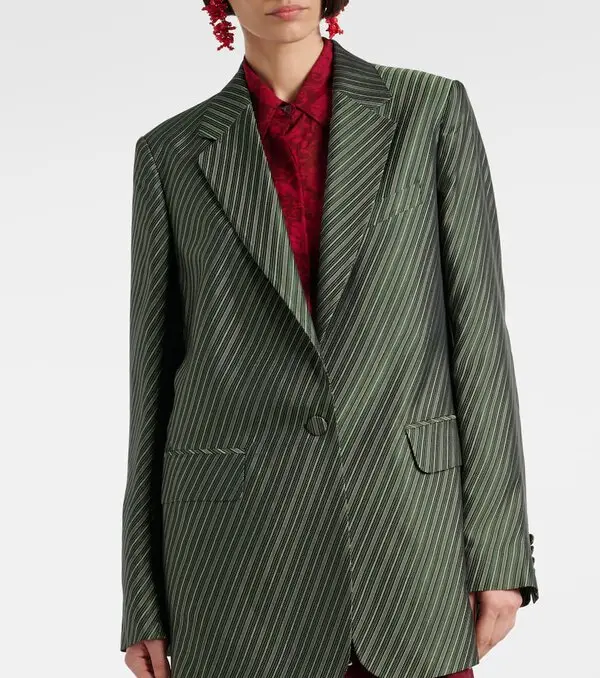 Dries Van Noten Striped Blazer