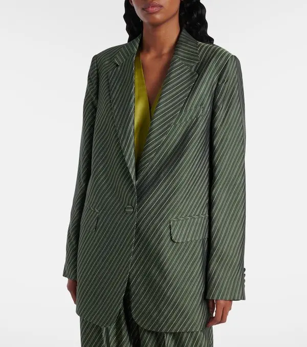Dries Van Noten Striped Blazer