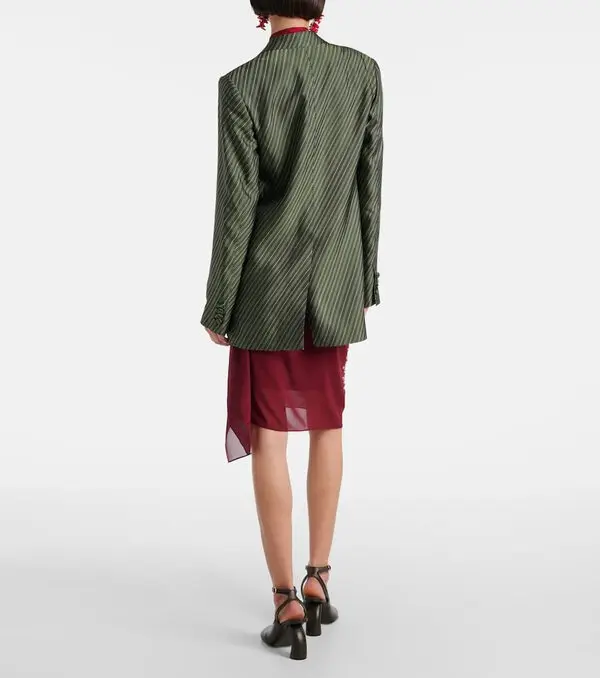 Dries Van Noten Striped Blazer