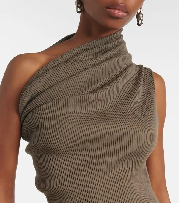 Rick Owens One-shoulder Maxi Dress
