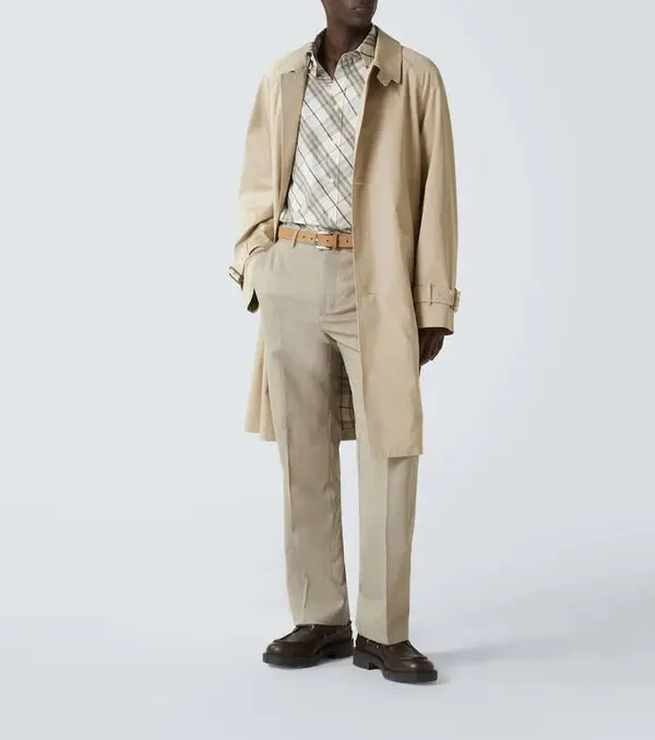 Burberry Check Cotton Overshirt