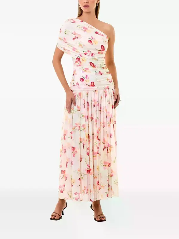 NICHOLAS Gaia One-shoulder Midi Dress - White