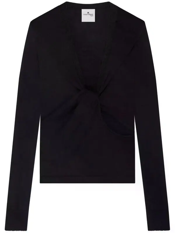 COURREGES Twist-detailing Shirt